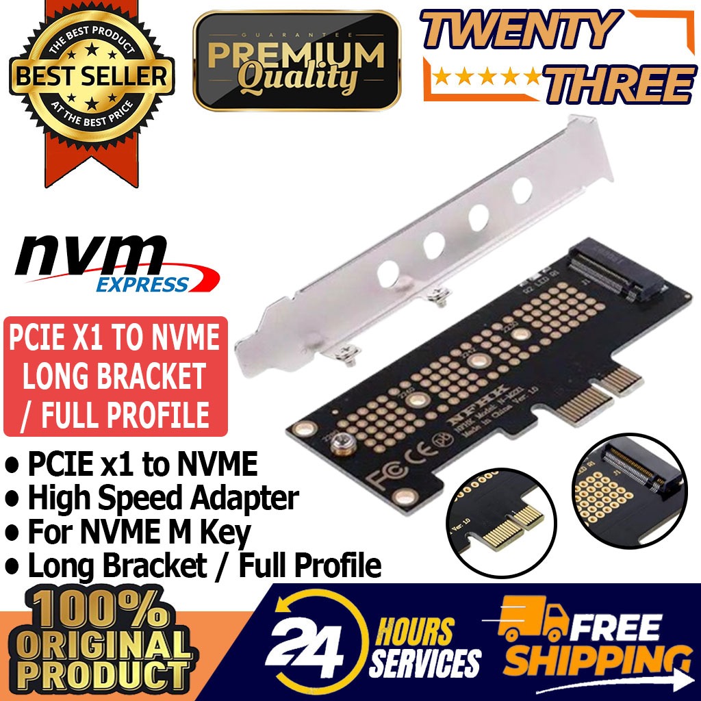 Adapter PCIE x1 to nvme Adapter ssd pci-e pci express converter Adapter ...