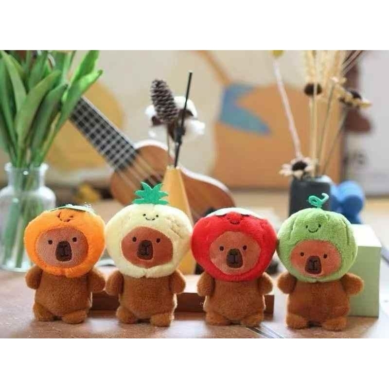 GANTUNGAN Capybara Fruit Ganci/Capy fruits Keychain/Capy Bara Ganci ...