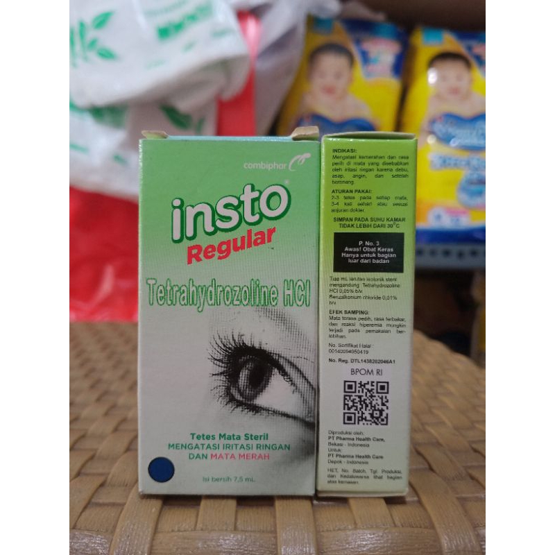 MERAH MATA Insto Regular Sterile eye drops Treat mild irritation and ...