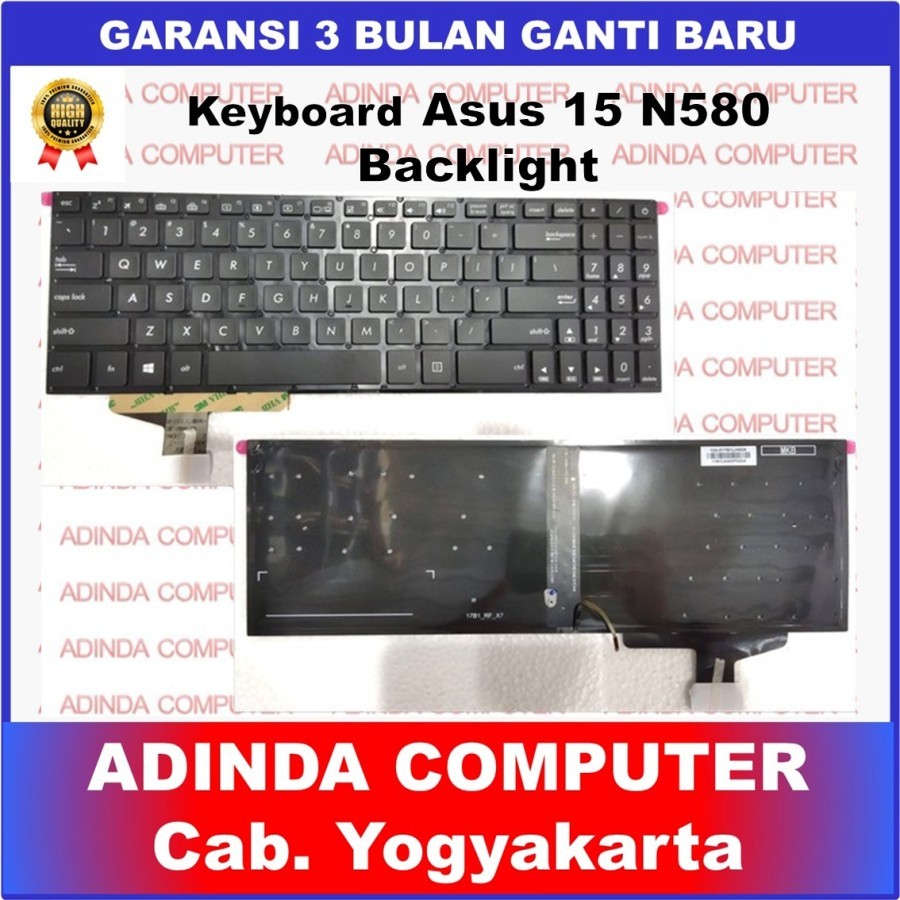 Asus Vivobook Pro 15 N580 N580VN Backlight Keyboard | Shopee Malaysia