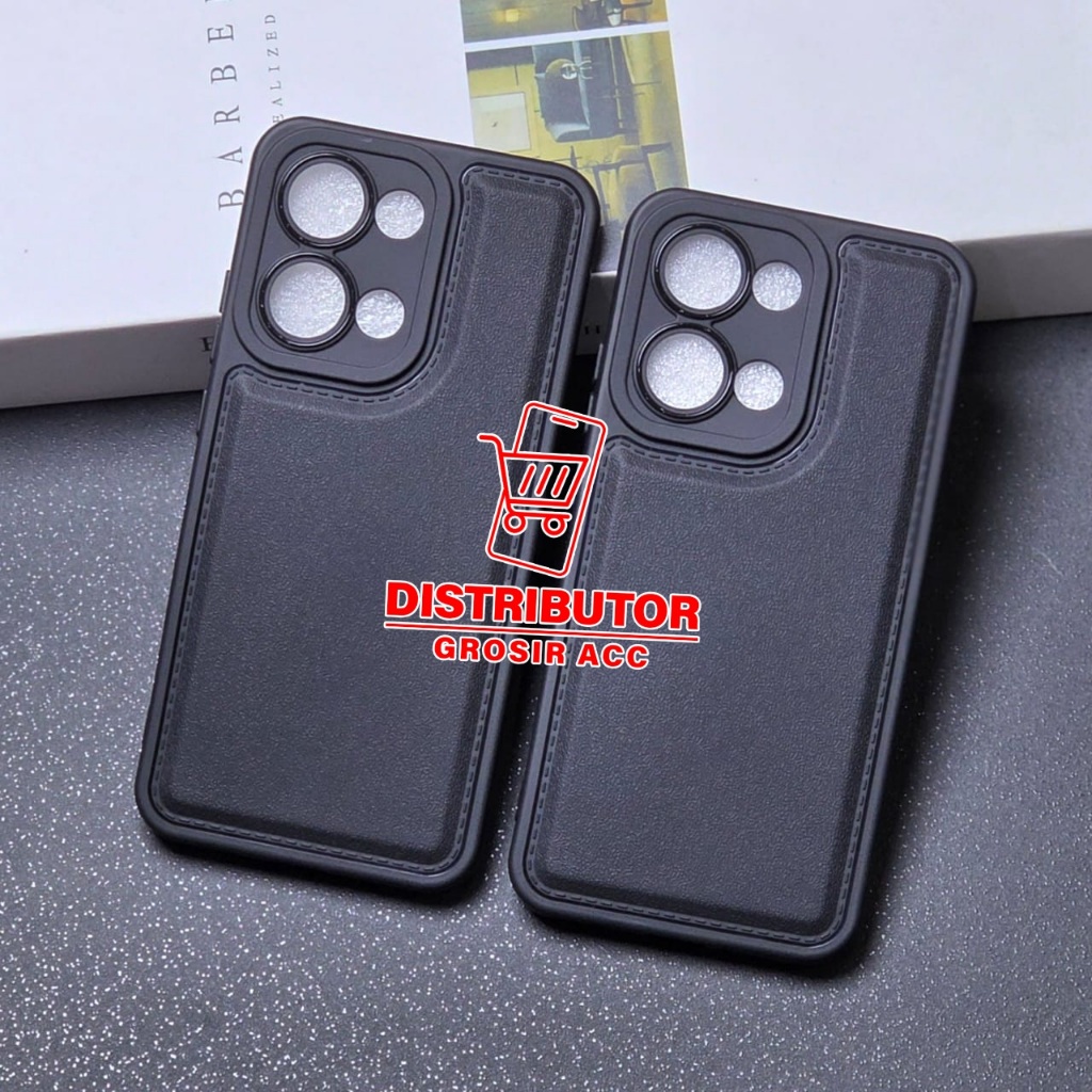 OPPO RENO 13 OPPO RENO 13F CASE LEATHER PRO CASE BLACK OPPO RENO 13 ...