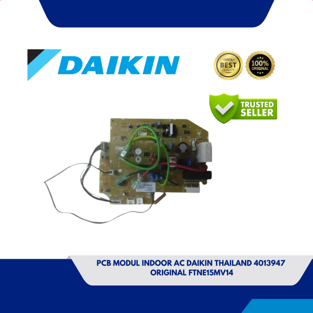 Indoor AC MODULE PCB DAIKIN THAILAND 4013947 Original FTNE15MV14 ...