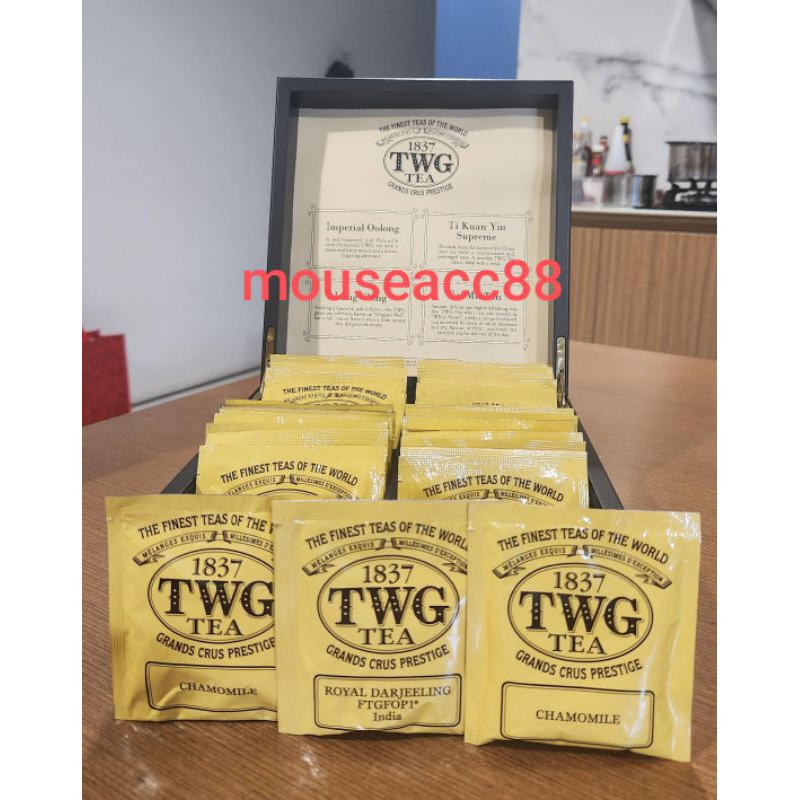 TWG TEA 1837 Original TWG Tea Singapore Tea TWG Teabag TWG Tea Sachet ...