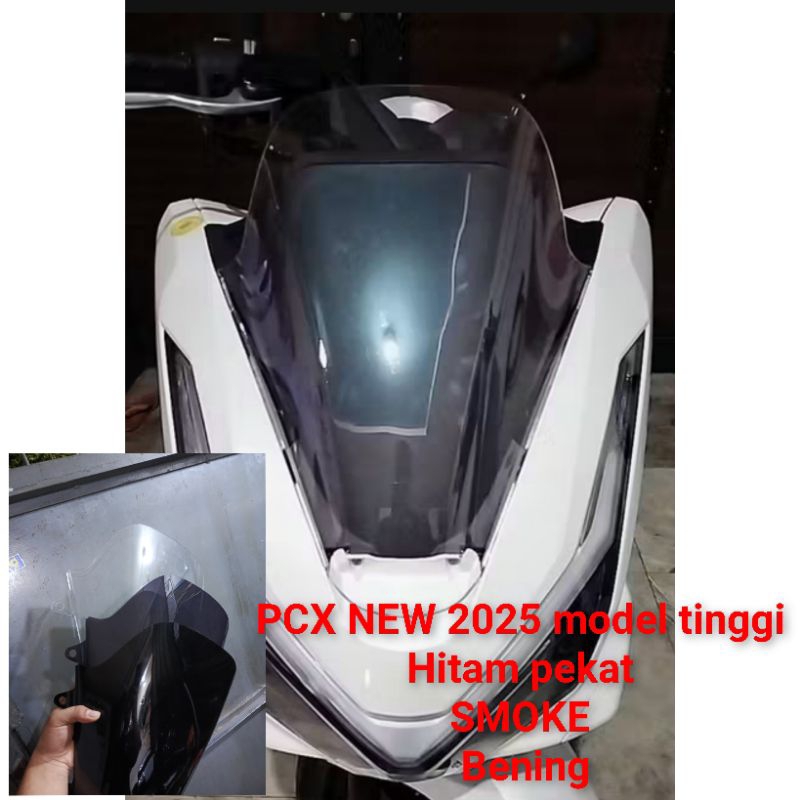 Visor PCX NEW 2025 HIGH STANDARD MODEL ACRYLIC MATERIAL 3 MILI | Shopee ...
