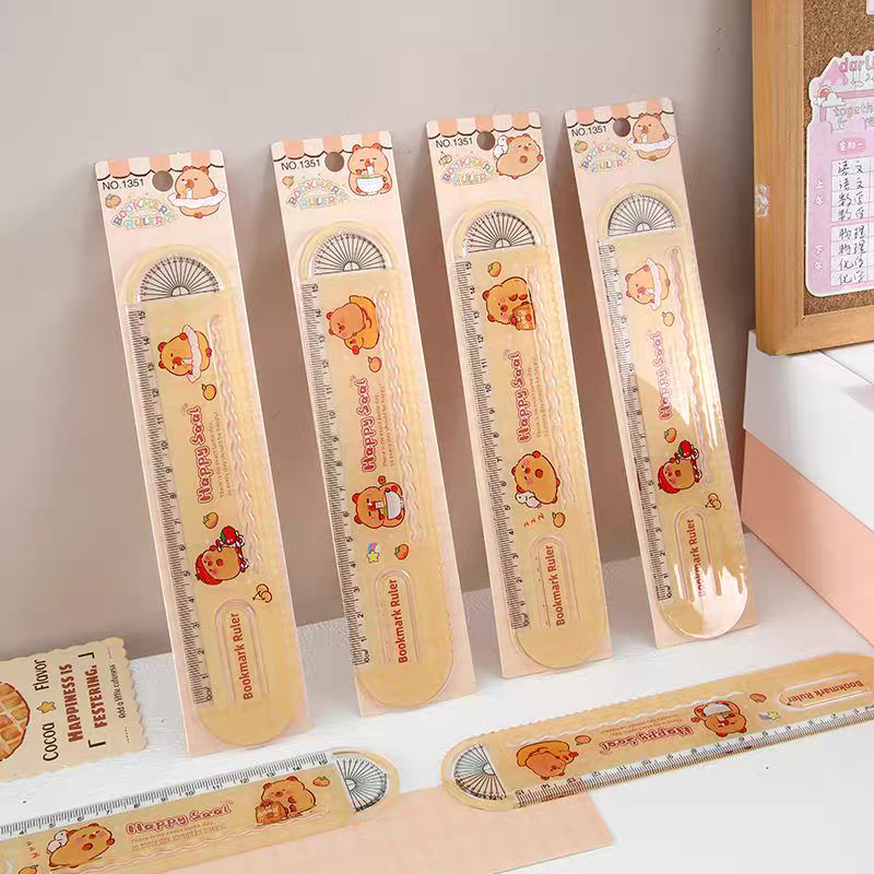 Bookmaer Multifunctional Ruler, Ruler, Bow, Wave Line / Cute Ruler ...