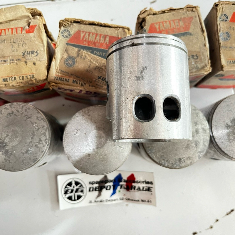Piston only DT 125 os 75 original japan | Shopee Malaysia