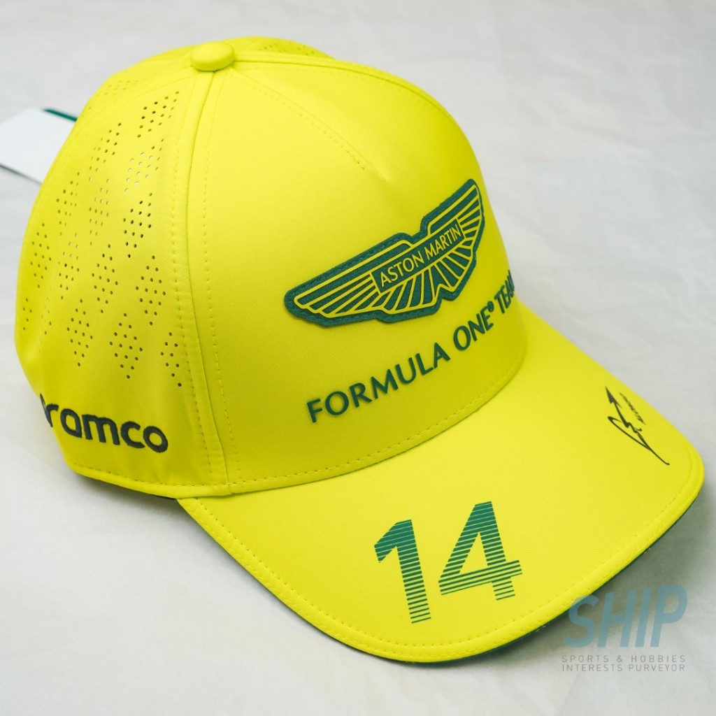 HIJAU 2025 ASTON MARTIN ALONSO driver cap LIME F1 original formula 1 ...