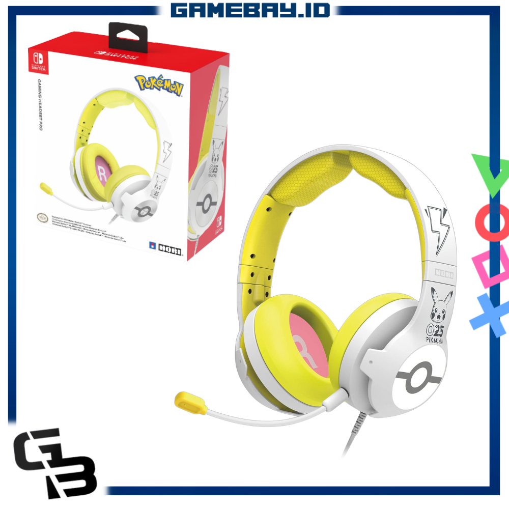 HORI Nintendo Switch WIRED GAMING HEADSET PRO PIKACHU POKEMON - POP ...