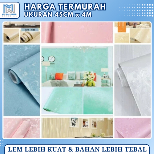 PUTIH Plain Wallpaper Plain Wall Wallpaper Plain Wall Stickers Plain ...