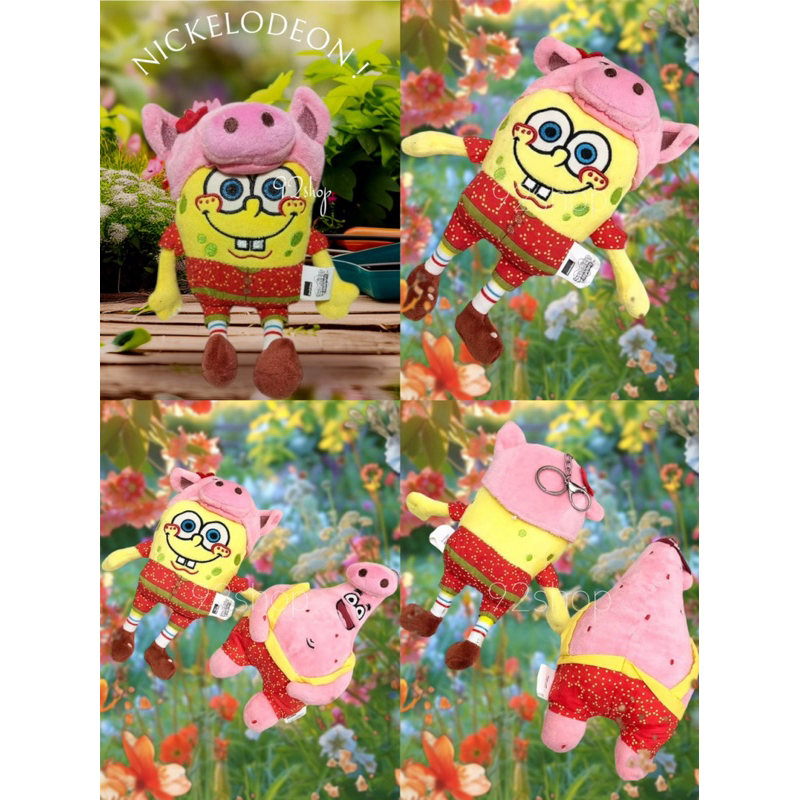 Original Nickelodeon SpongeBob SquarePants hoodie pig series doll ...