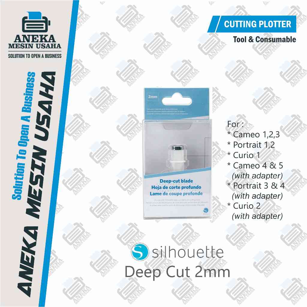 SILHOUETTE Deep Cut Blade 2mm for Curio 1 (Cameo & Portrait using ...