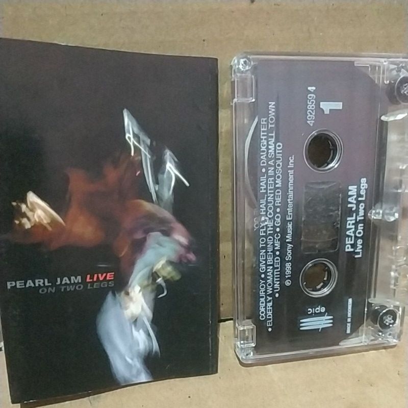 Pearl Jam Cassette Tape: Live On Two Legs | Shopee Malaysia