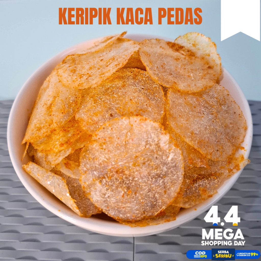 Spicy Glass Chips 1 KG | Spicy Glass Chips | SPICY Kripca | Shopee Malaysia
