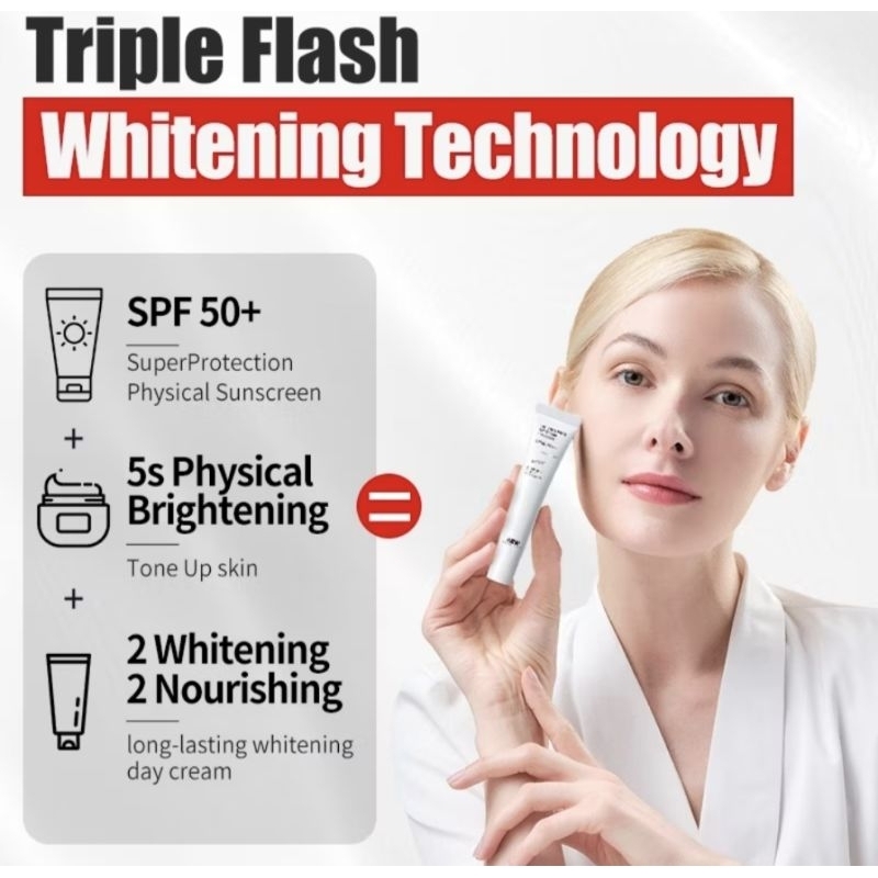 AHW Skin Lab 3 IN 1 SNOW WHITE DAY CREAM WITH SUNSCREEN SPF 50 PA+++ 35 ...