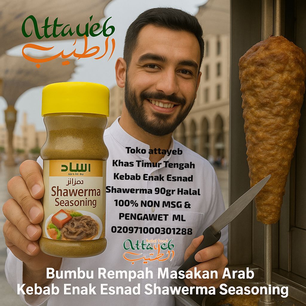 Delicious Kebab Arabic Cooking Spices Esnad Shawerma Seasoning 90gr Ori ...