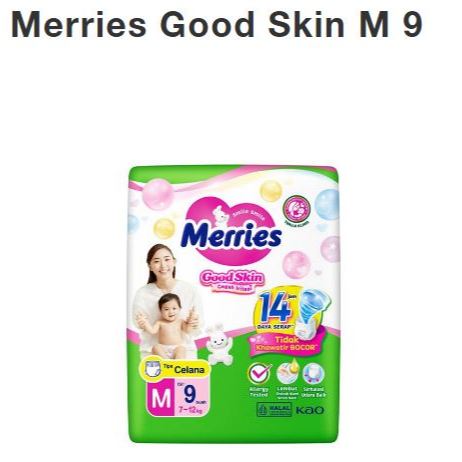 Merries Good Skin M9 Merries Diapers (PCS) | Shopee Malaysia