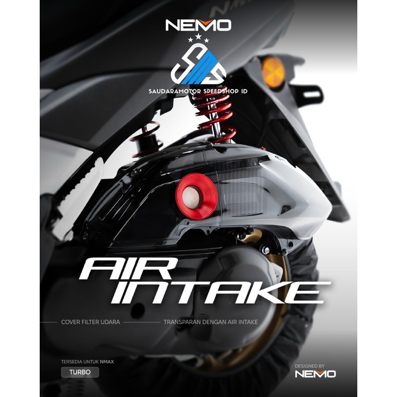 TRANSPARENT AIR FILTER COVER WITH VELOSCOPE/AIR INTAKE BY NEMO PNP ...