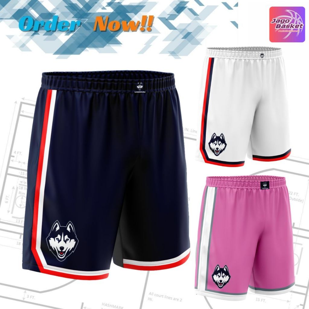 Uconn Huskies Basketball Pants - Paige Bueckers | Shopee Malaysia