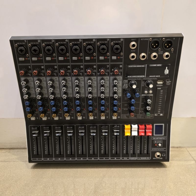 Mixer 8 channel Black Spider SM 8 | Shopee Malaysia