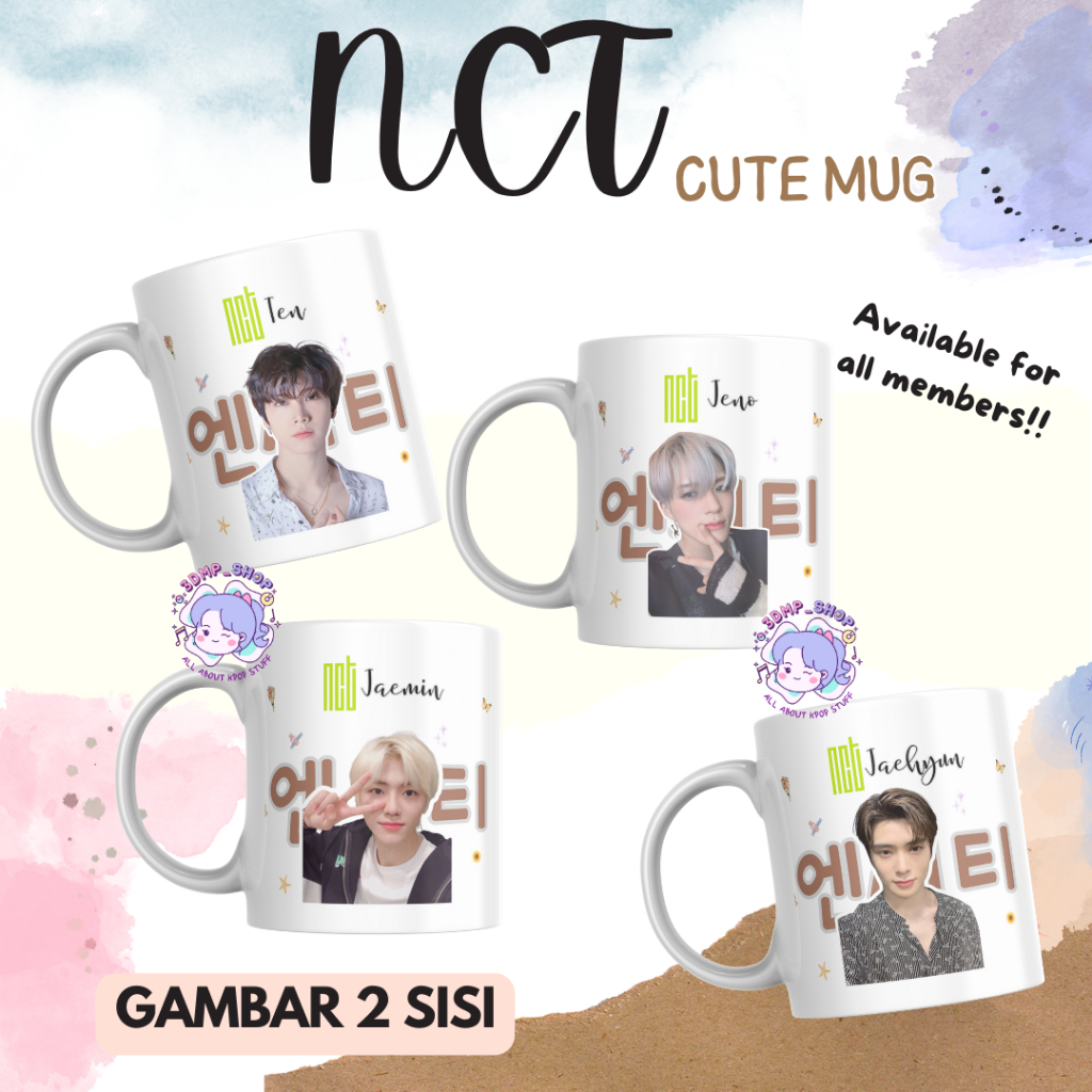 [PLEASE ADD BUBLE WRAP] MUG NCT Sakuya Ryo Jaehee Riku Yushi Yang Yang ...