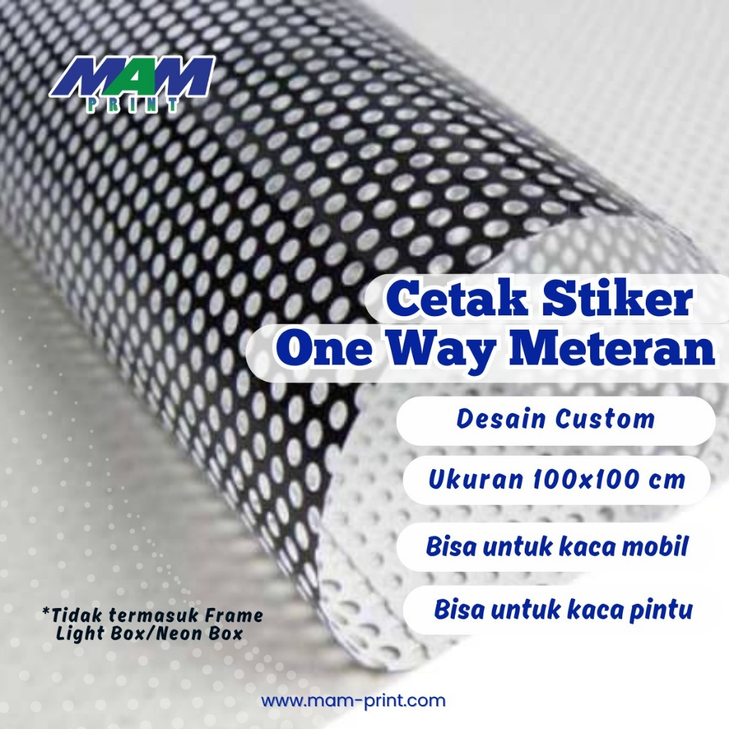 Print Meter One way stickers / car window stickers / door glass ...