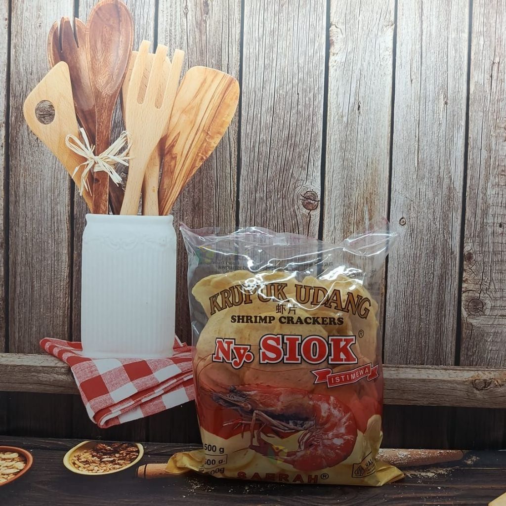 Ny Siok Oval Shrimp Crackers 500gr (EXP: JUNE 2025) | Shopee Malaysia