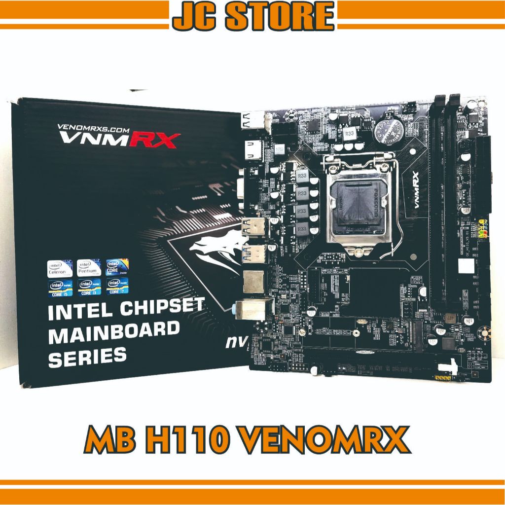 MOTHERBOARD H110 VENOMRX LGA 1151 MAINBOARD H110M VENOM | Shopee Malaysia