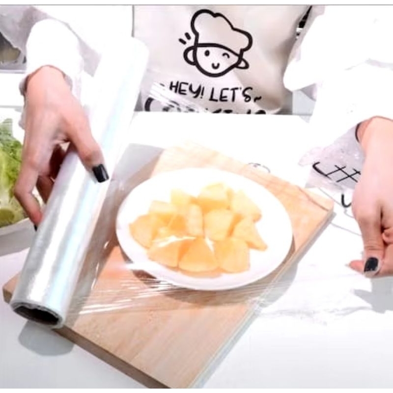 Food Wrapping Roll Plastic 30cm x 10meter Food Wrapping Roll Food Grade ...