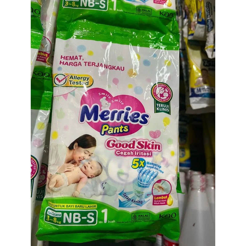 MERRIES RENCENG NB S1, M1, L1, XL1 1 PLAN CONTAINS 6 PCS | Shopee Malaysia