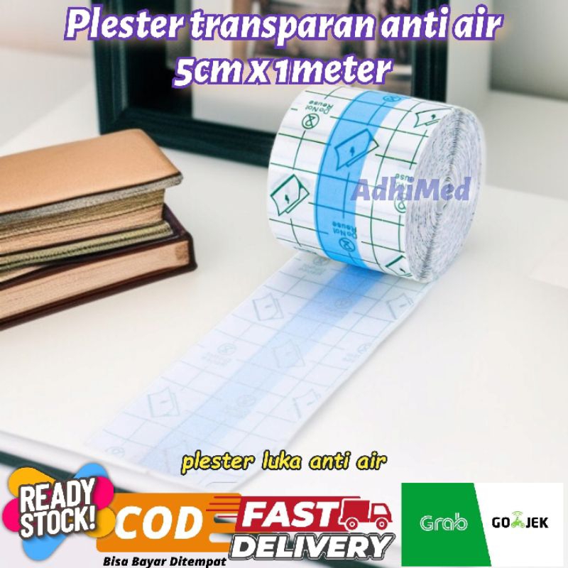Waterproof wound plaster 5cm x 1 meter / transparent plaster 5cm x 1 ...