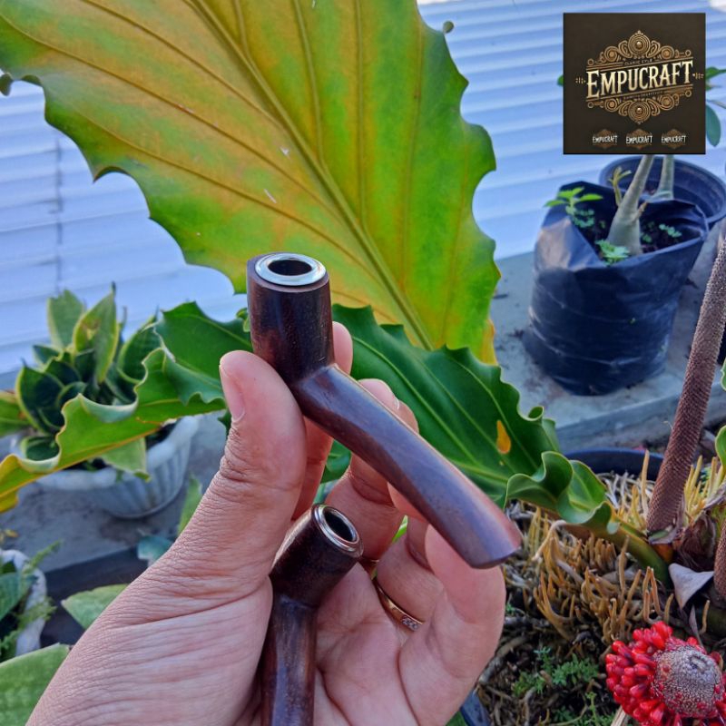 KAYU Once minimalist Javanese Moringa wood cangklong pipe A621 | Shopee ...