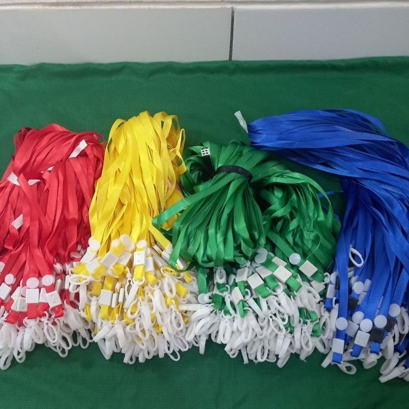 Id card rope, name tag rope, plastic hook | Shopee Malaysia