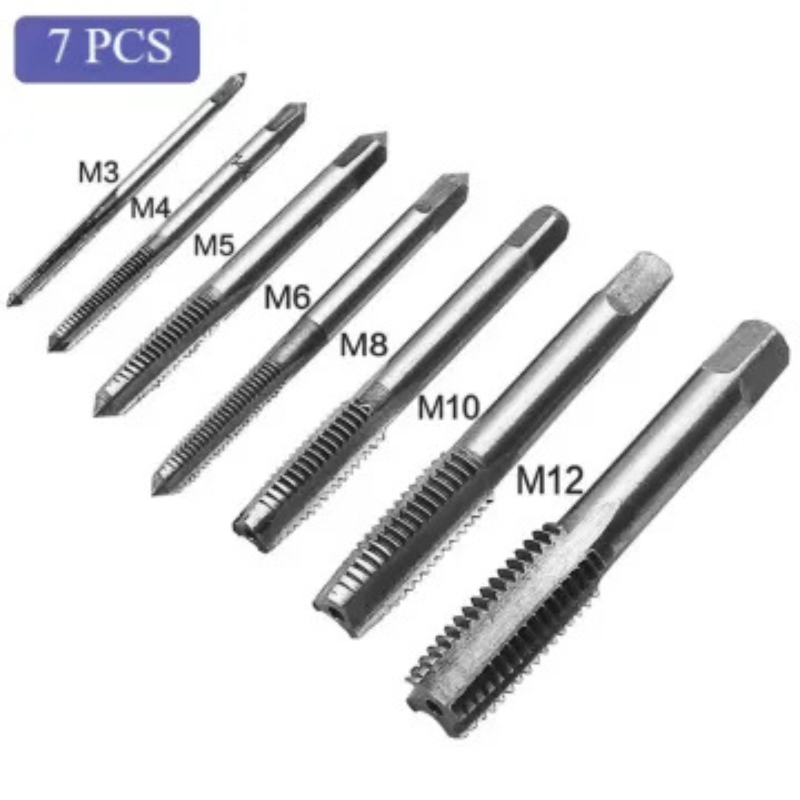 MATA Hand Tap 7in1 M3-M12 Handtap Taps Hand Tap Thread Senai Hand Tap ...