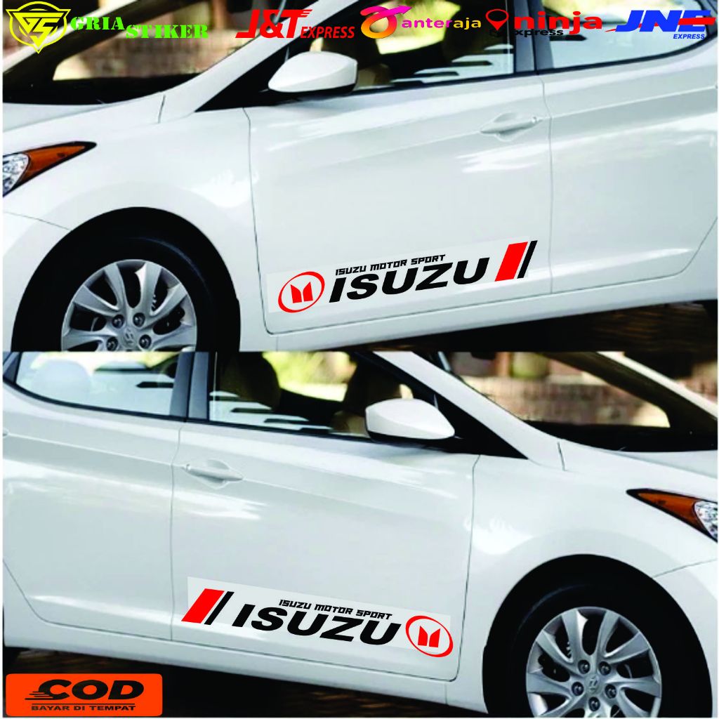 Isuzu Sticker Isuzu Car Body Sticker Isuzu Dmax Panther Mux Car Sticker ...