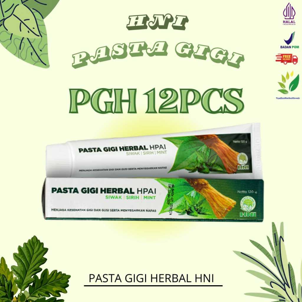 100% ORIGINAL HNI HPAI SIWAK TOOTHPASTE / HPAI Toothpaste 12pcs ...