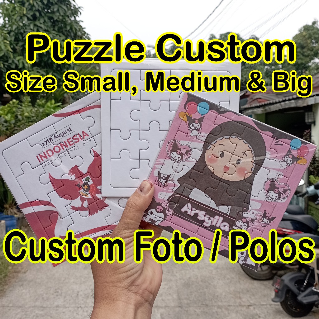 PUTIH KAYU Keepsake Gift Puzzle Custom Print Photo Print Photo Photo ...