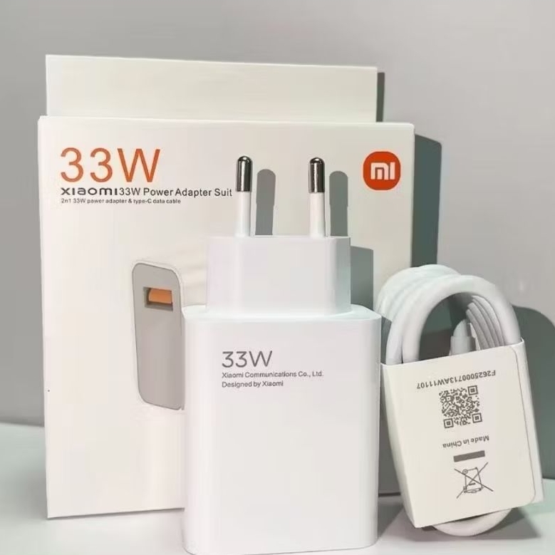 CHARGER 33W XIAOMI REDMI NOTE 10 PRO ORIGINAL BATOK CASAN TURBO FAST ...