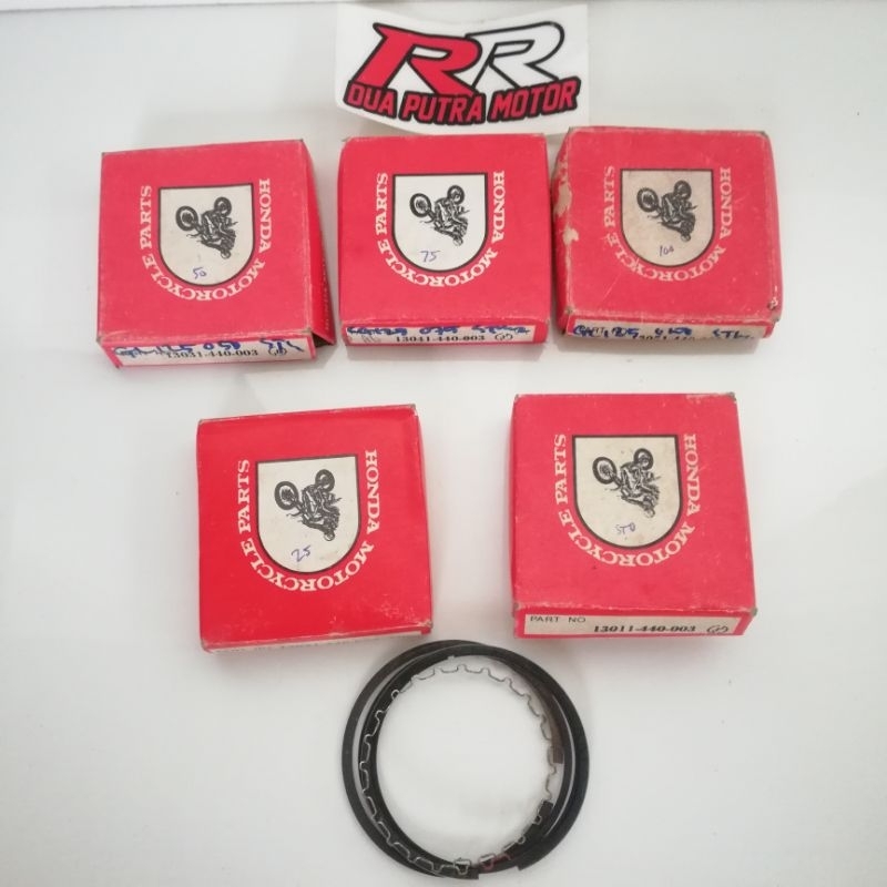Honda gl125 gl 125 piston piston ring os oz oversize size uk ov size ...