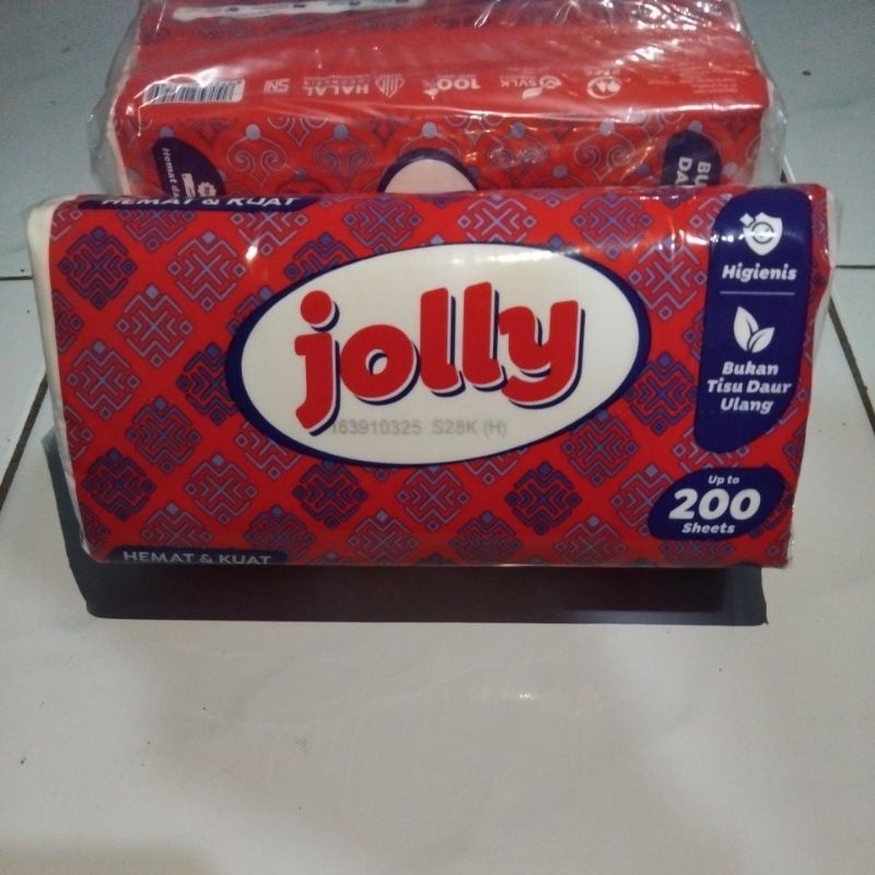 TISSUE 200S JOLLY / FACIAL TISSUE 200 SHEET 2 PLY JOLLY / TISSUE JOLLY ...
