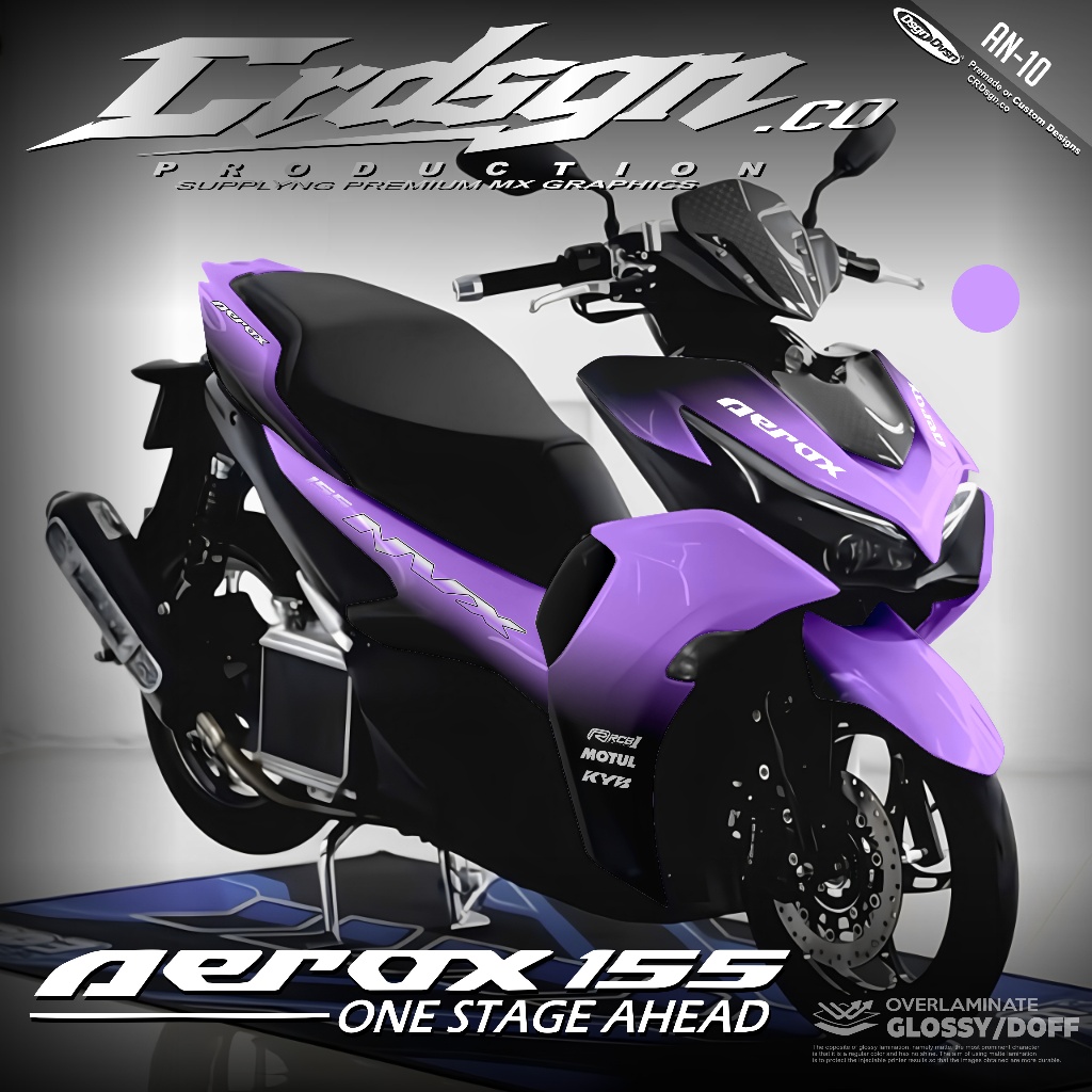 Decal Sticker Fullbody Variation All New Aerox 155 Connected - Decal ...