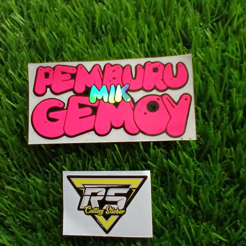 Gemoy mic hunter cutting sticker | Shopee Malaysia