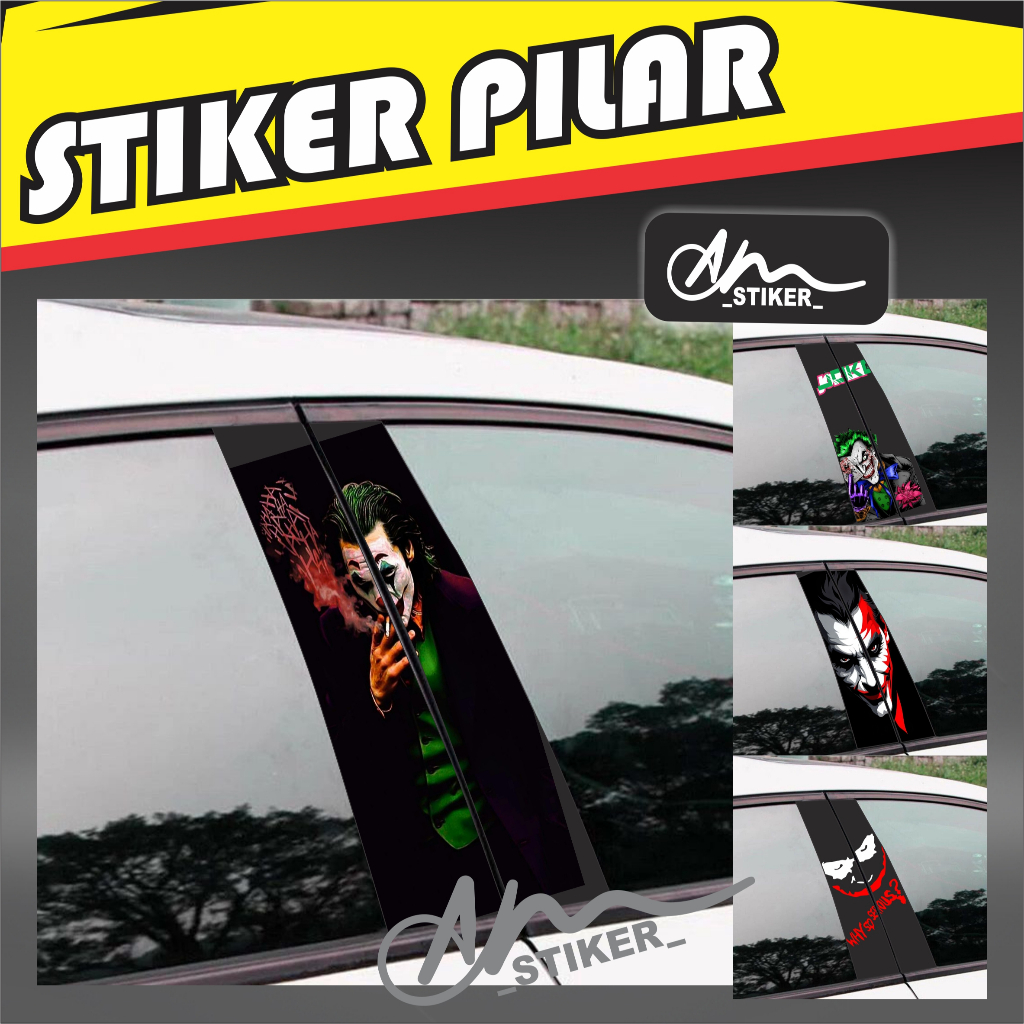 ANA'S PILLAR STICKERS ARE EVERY CAR DOORS ONE SET RIGHT LEFT JOKER ...