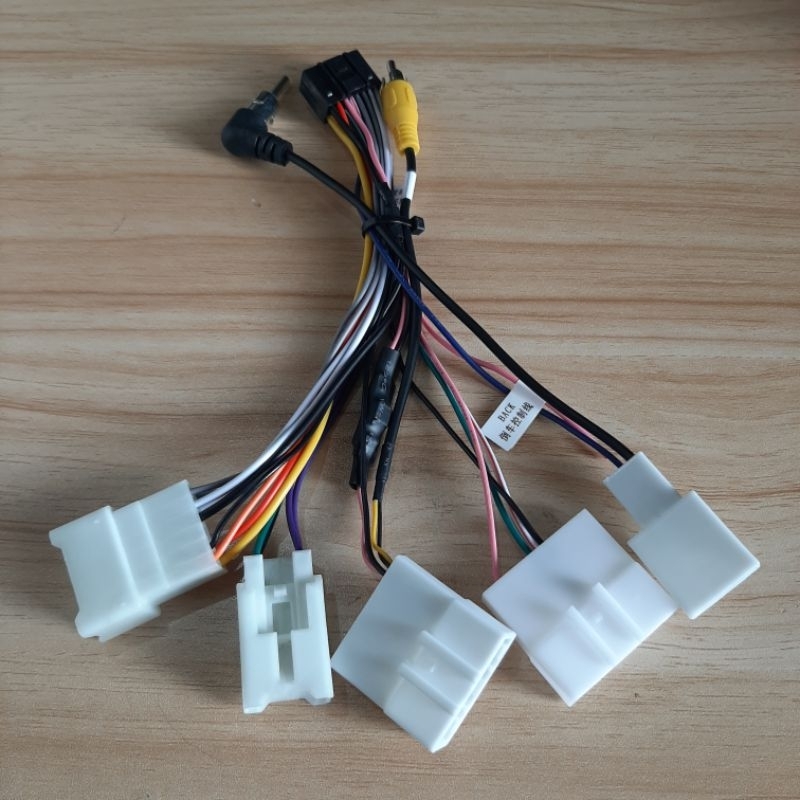 TOYOTA SOCKET Android Head Unit PNP Socket Cable + STEP DOWN CAMERA ...
