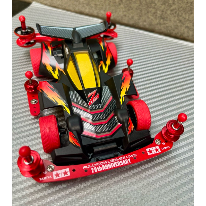 Tamiya side damper assembly Neo tridager ZMC Carbon Chassis S2 -3006I ...