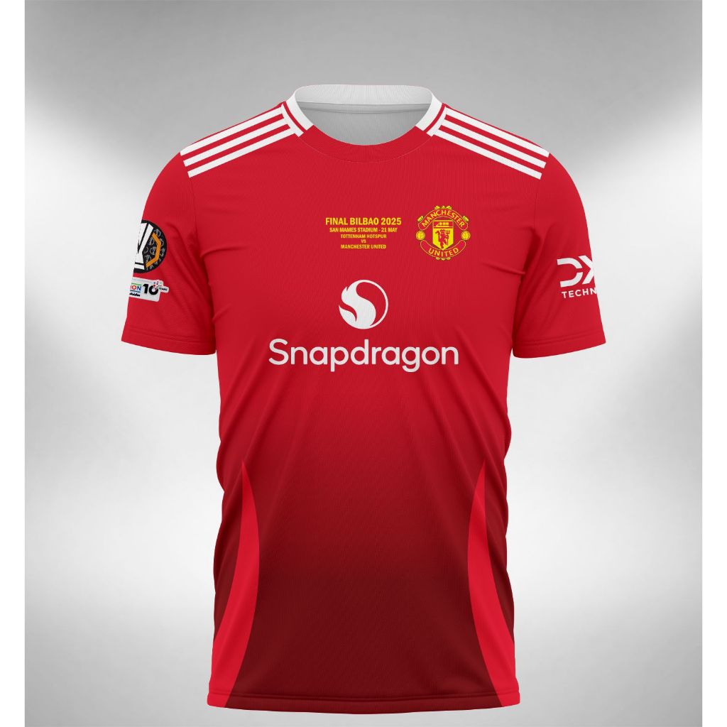 MU FINAL LEAGUE EUROPEAN 2025 Jersey Full Printing | Shopee Malaysia