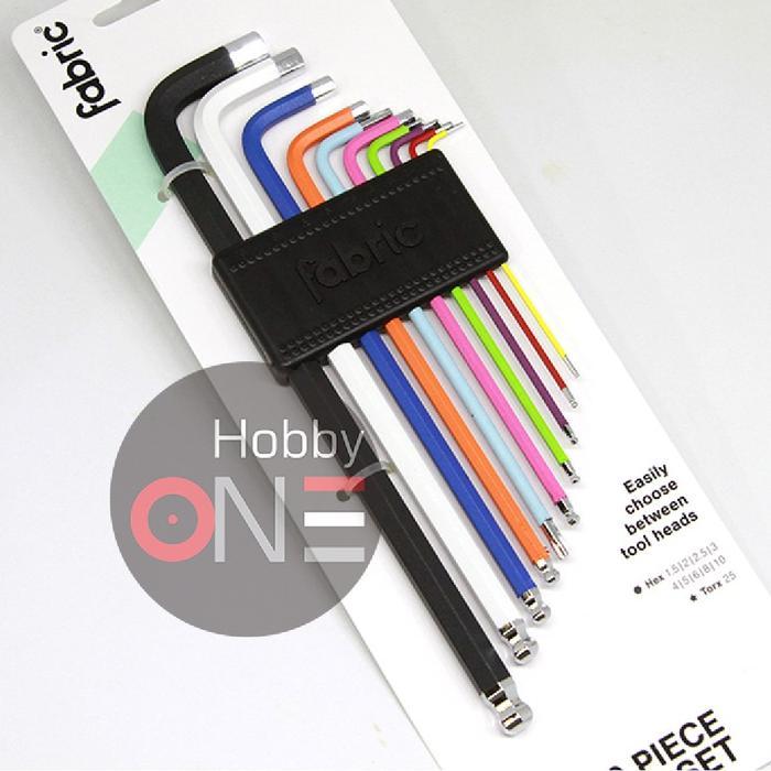 FABRIC HEX key set L- 10-piece color coded key set | Shopee Malaysia
