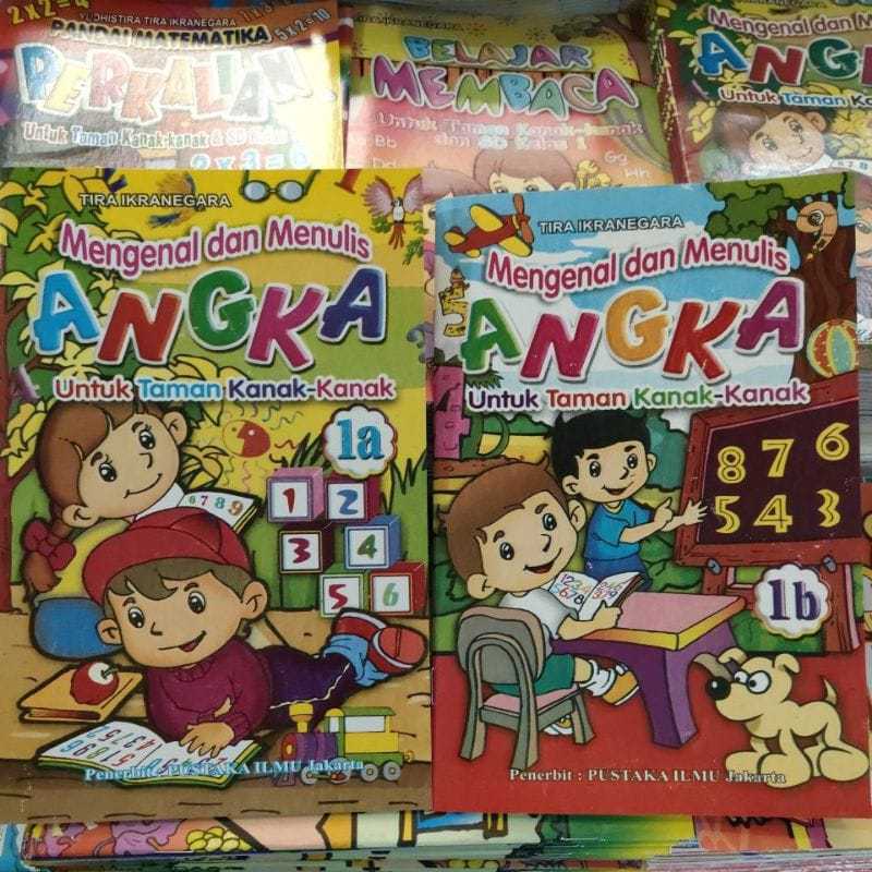 Kindergarten & PAUD Book Recognizing and Writing Numbers 1a-1b 32 Pages ...
