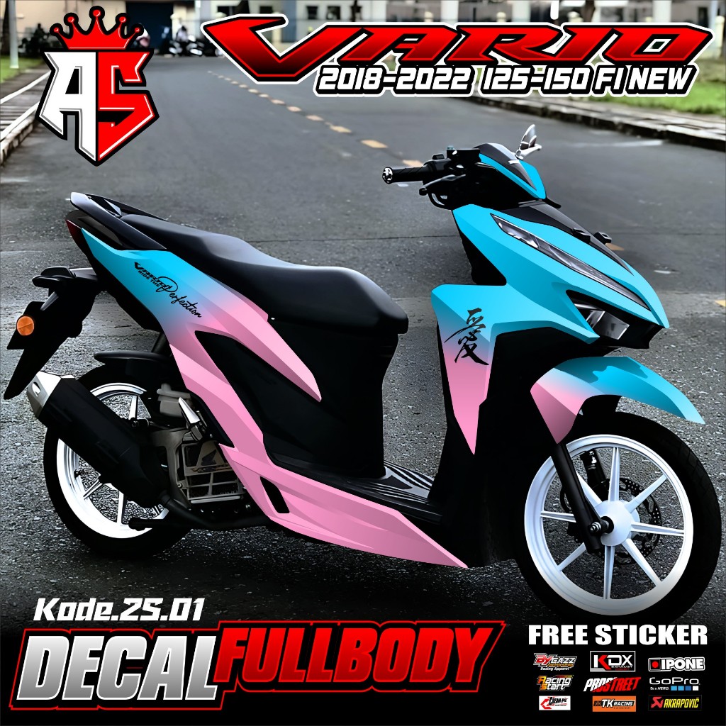 LATEST Decal Sticker Honda Vario New 125 150 Full body - Modified ...