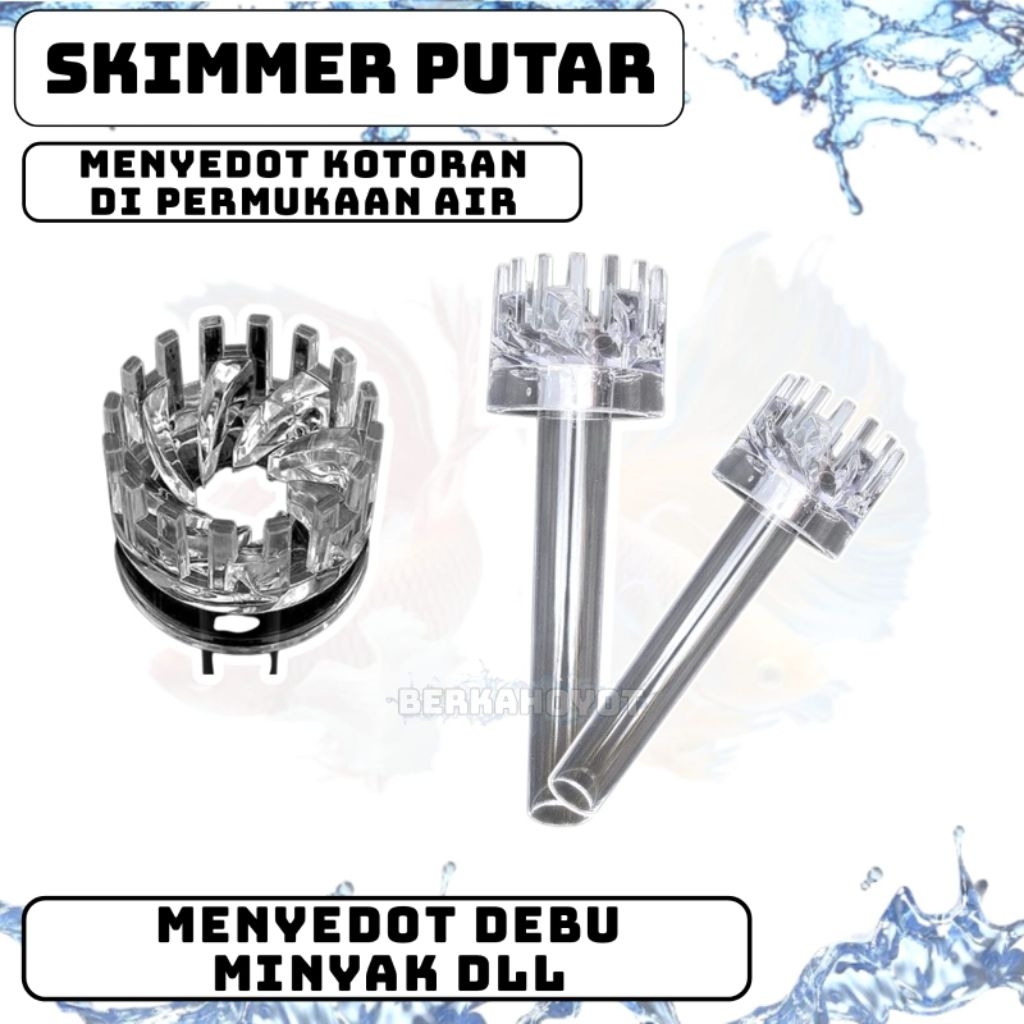 ROTATING SKIMMER PIPE THICK ACRYLIC MATERIAL | Shopee Malaysia