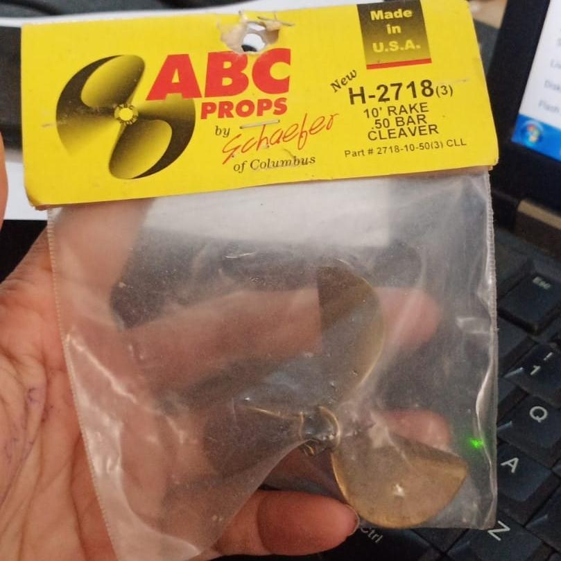 RC Boat ABC Prop 271683 Propeller Blade | Shopee Malaysia